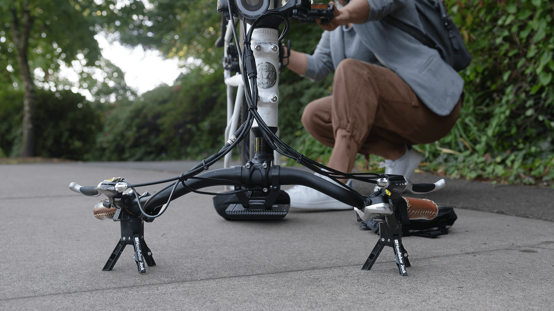 The Original Handlebar Jack Ultra Portable Bicycle Repair Stand